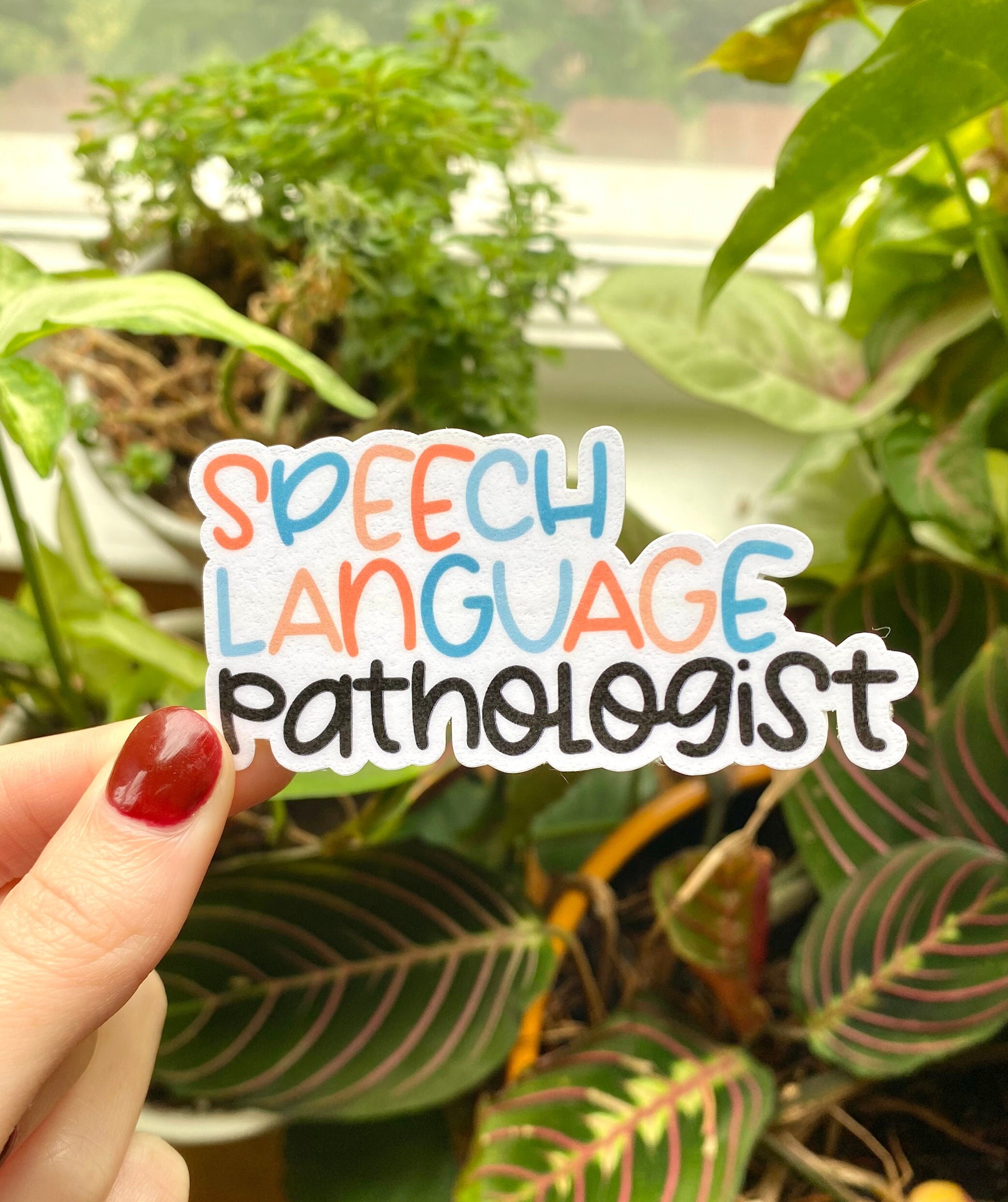 SLP Sticker Speech Language Pathology Sticker Gift for SLP Speech ...