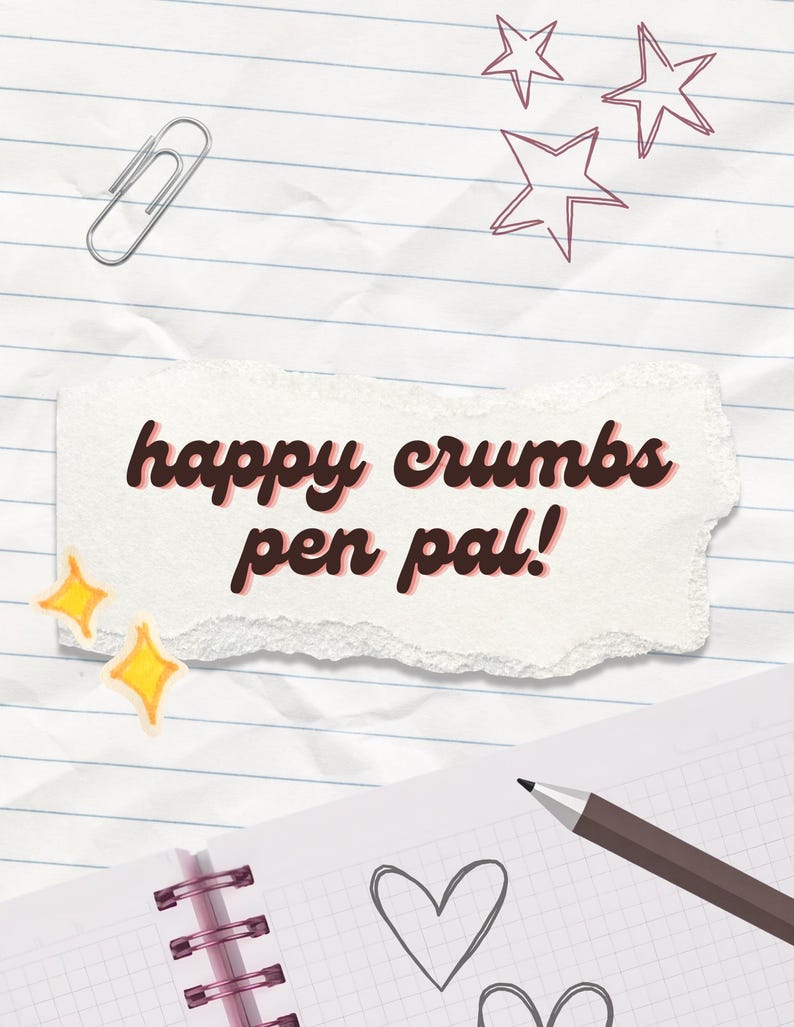 Happy Crumbs Snail Mail Subscription Box | Monthly Mail | Stickers ...