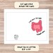 I've Gut to Say Thank You Thank You Card Greeting Card Medical ...