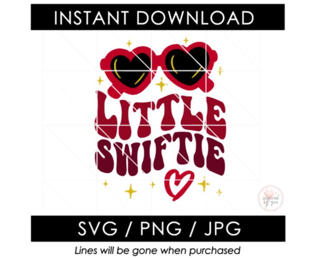 Little Swiftie SVG Swiftay Eras Tour PNG Taylor Swift Swifties Junior ...