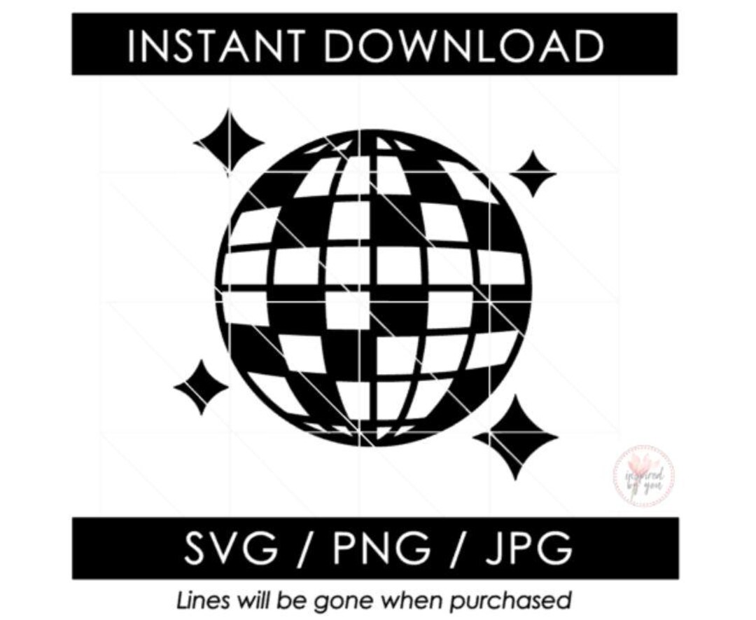 Disco Ball SVG | Disco Dance Party PNG | 60s 70s Retro JPG | Cut Files ...