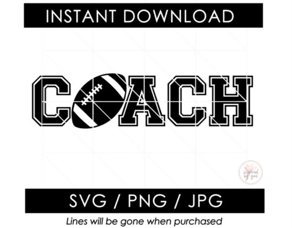 Football Coach SVG Soccer Coach PNG Fun Coach Tshirt - Etsy