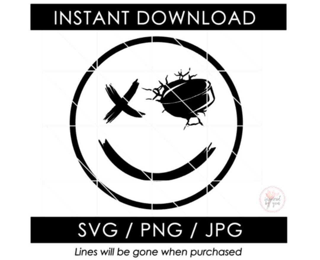 Hockey Smiley Face SVG | Hockey Mom Dad Fan PNG | Puck Dead Eye JPG ...
