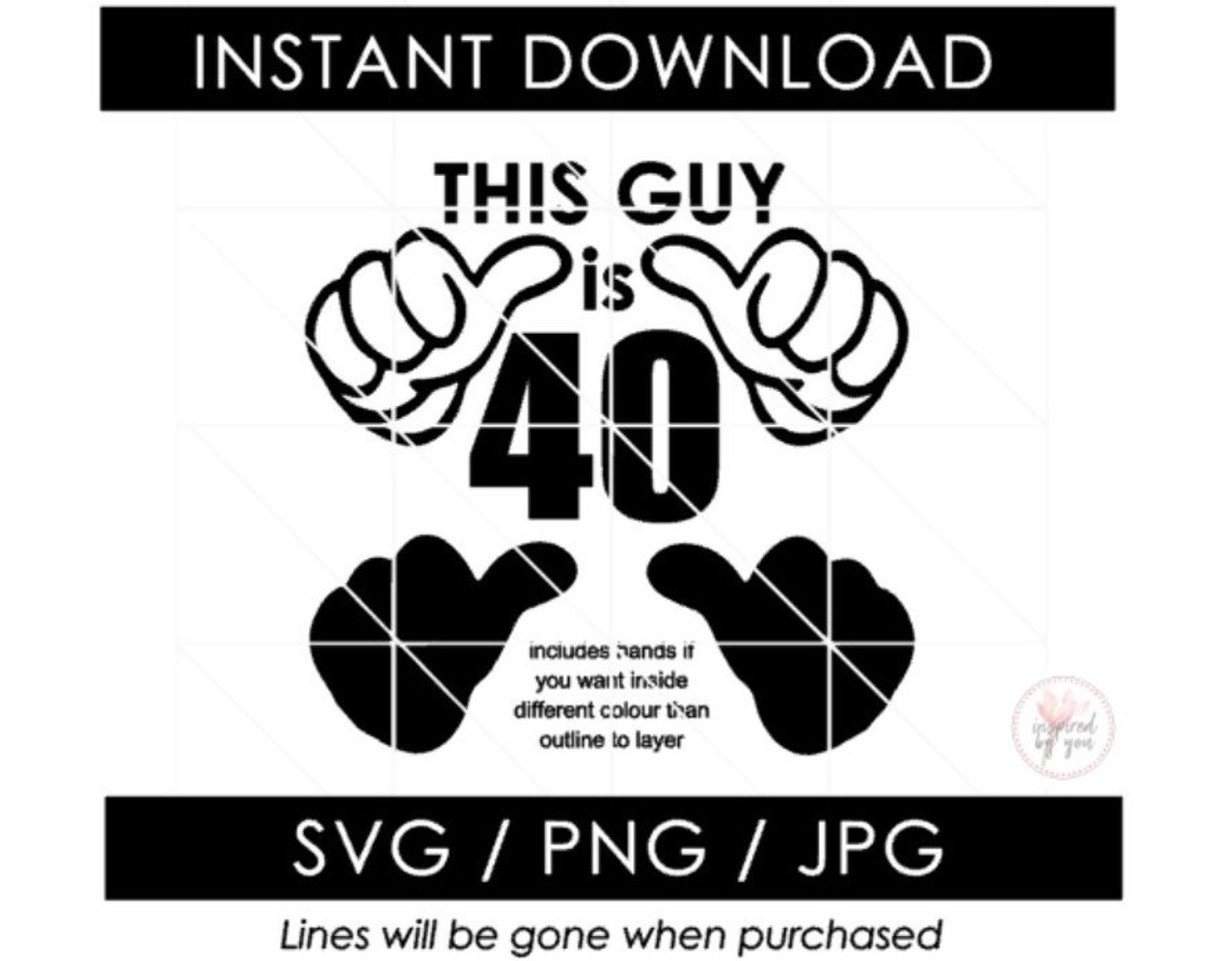 40th Birthday SVG | Old Number 40 | Old No. Forty | 1985 | Aged to ...