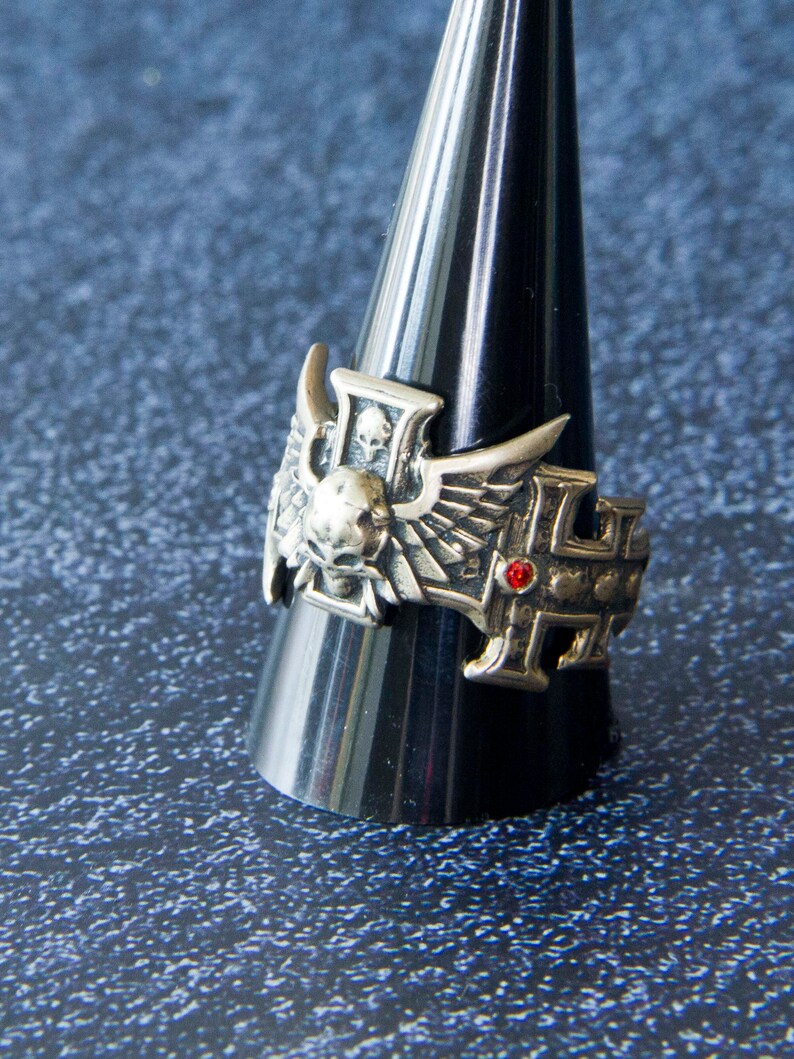 Inquisitorial Rosette ring / Ordo Malleus Insignia / Warhammer | Etsy