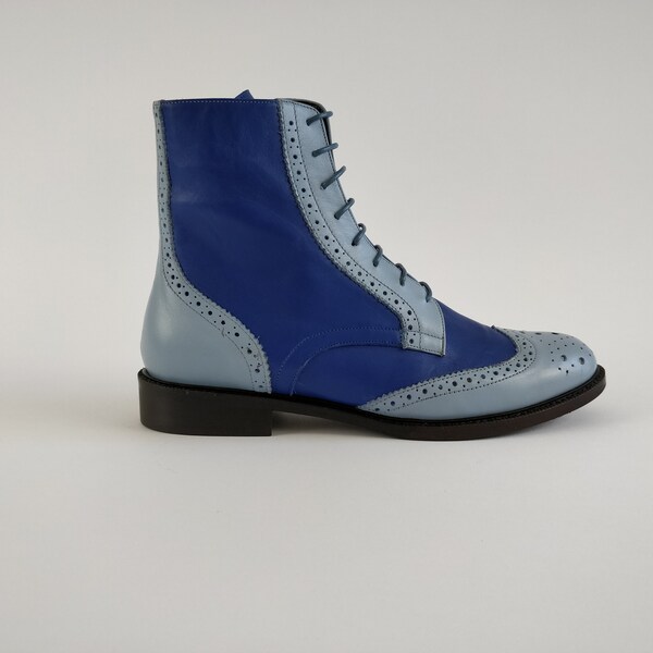 Blue Boots - Etsy