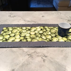 Green Apple Table Runner Farmhouse Modern Table Runner - Etsy