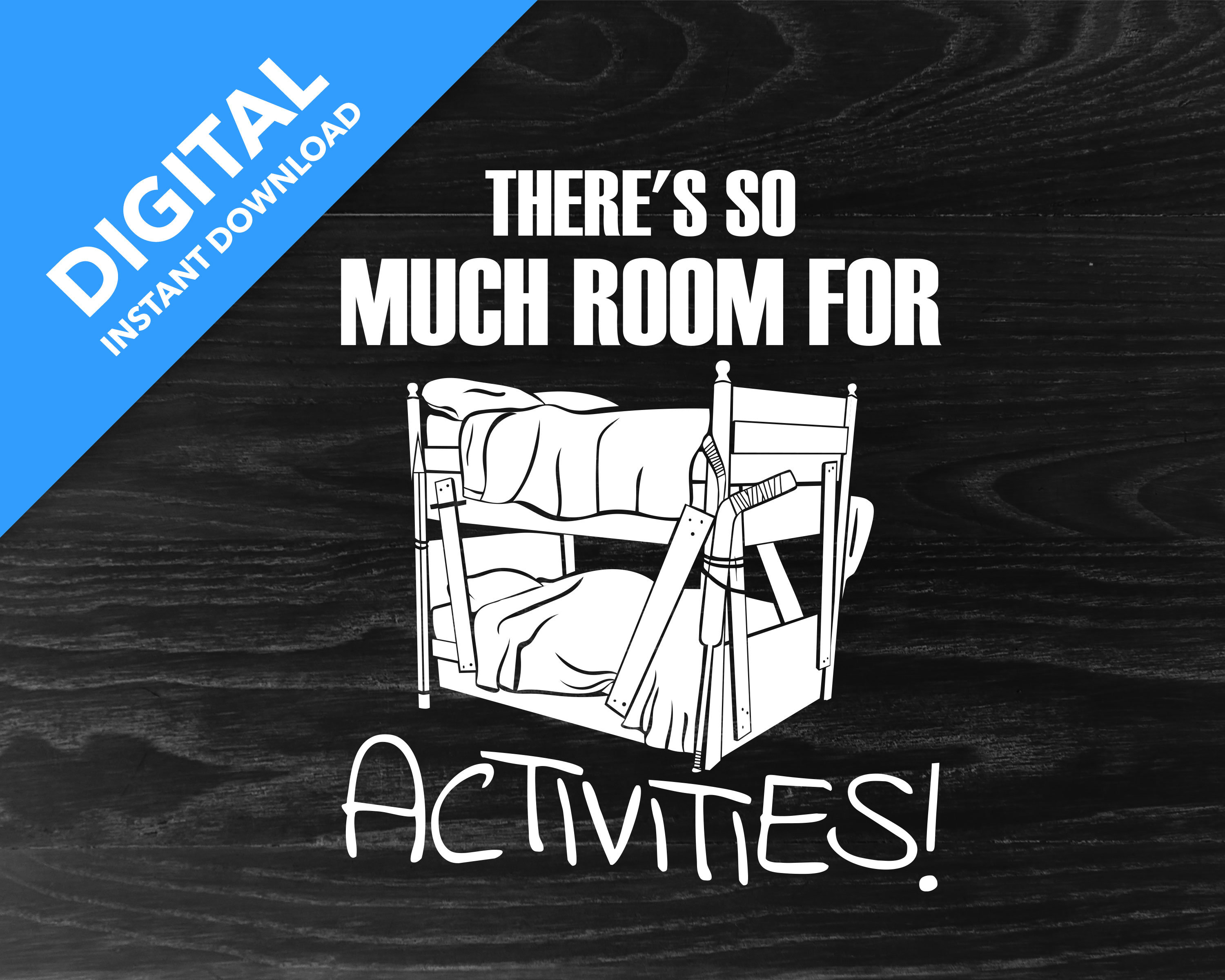So Much Room for Activities Digital Download | Etsy UK