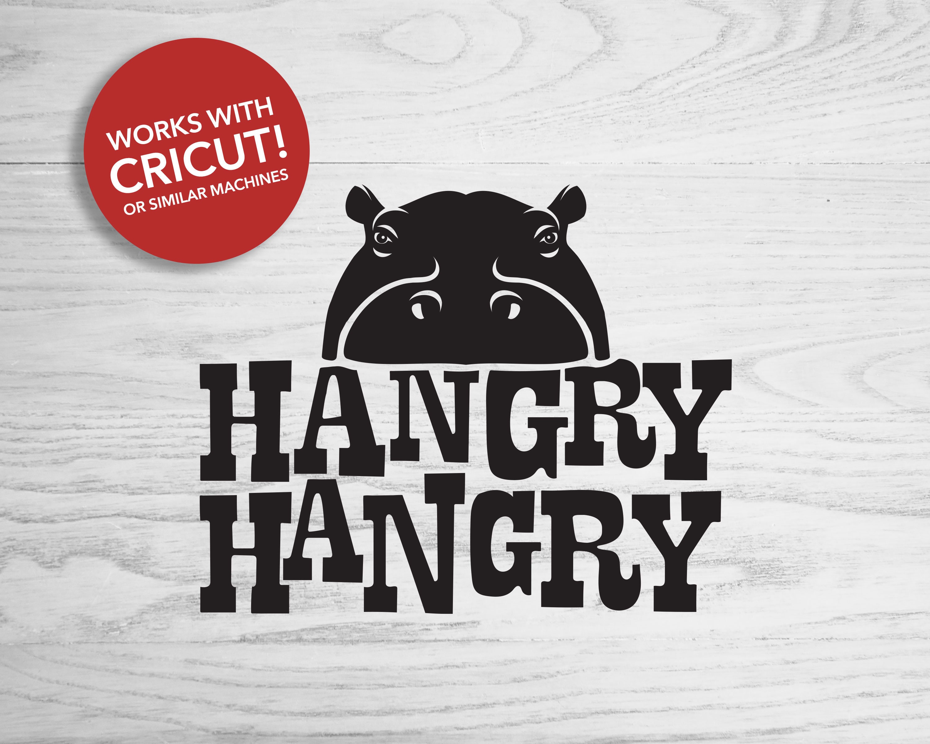 Hangry Hangry Hippos Digital Download Template - Etsy