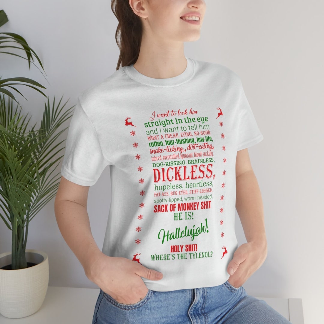 National Lampoons Christmas Vacation | Griswold Rant | Unisex T-shirt ...