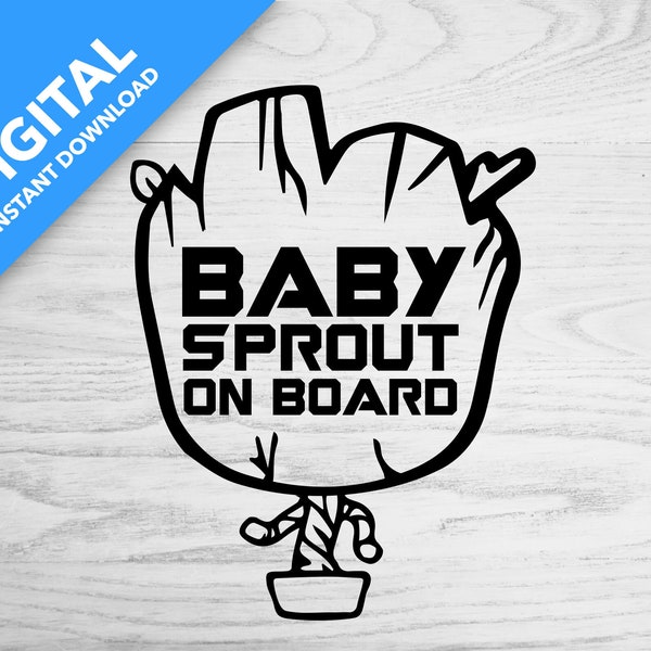Sprout Car Decal - Etsy
