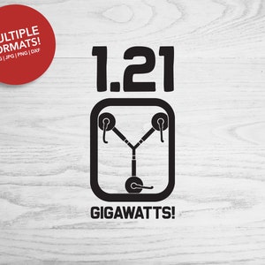1.21 Gigawatt Flux Capacitor | Digital Download - Etsy