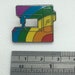Rainbow Sewing Machine Enamel Pin Badge - Etsy