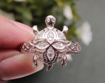 Turtle ring | Etsy