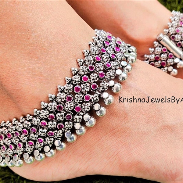 Stone Anklet - Etsy