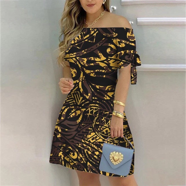 Off Shoulder Dress - Etsy