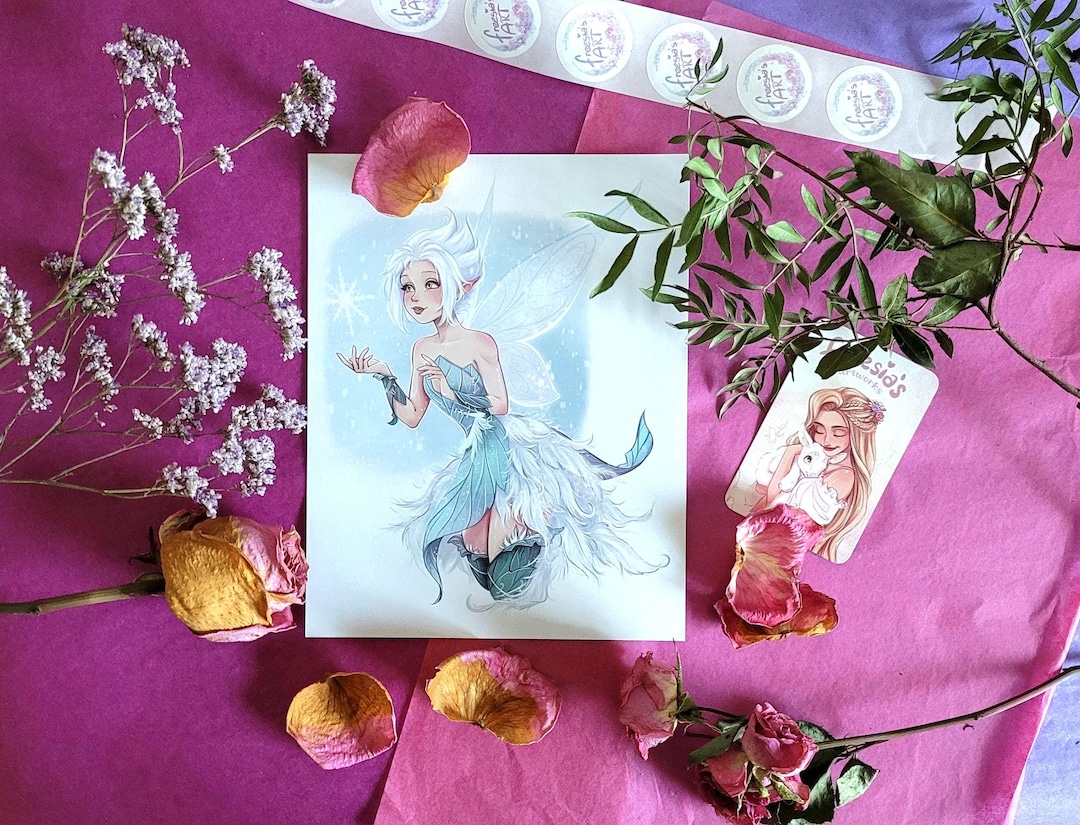Periwinkle Print, Art, Fanart, Fairy, Tinker Bell, Spring - Etsy