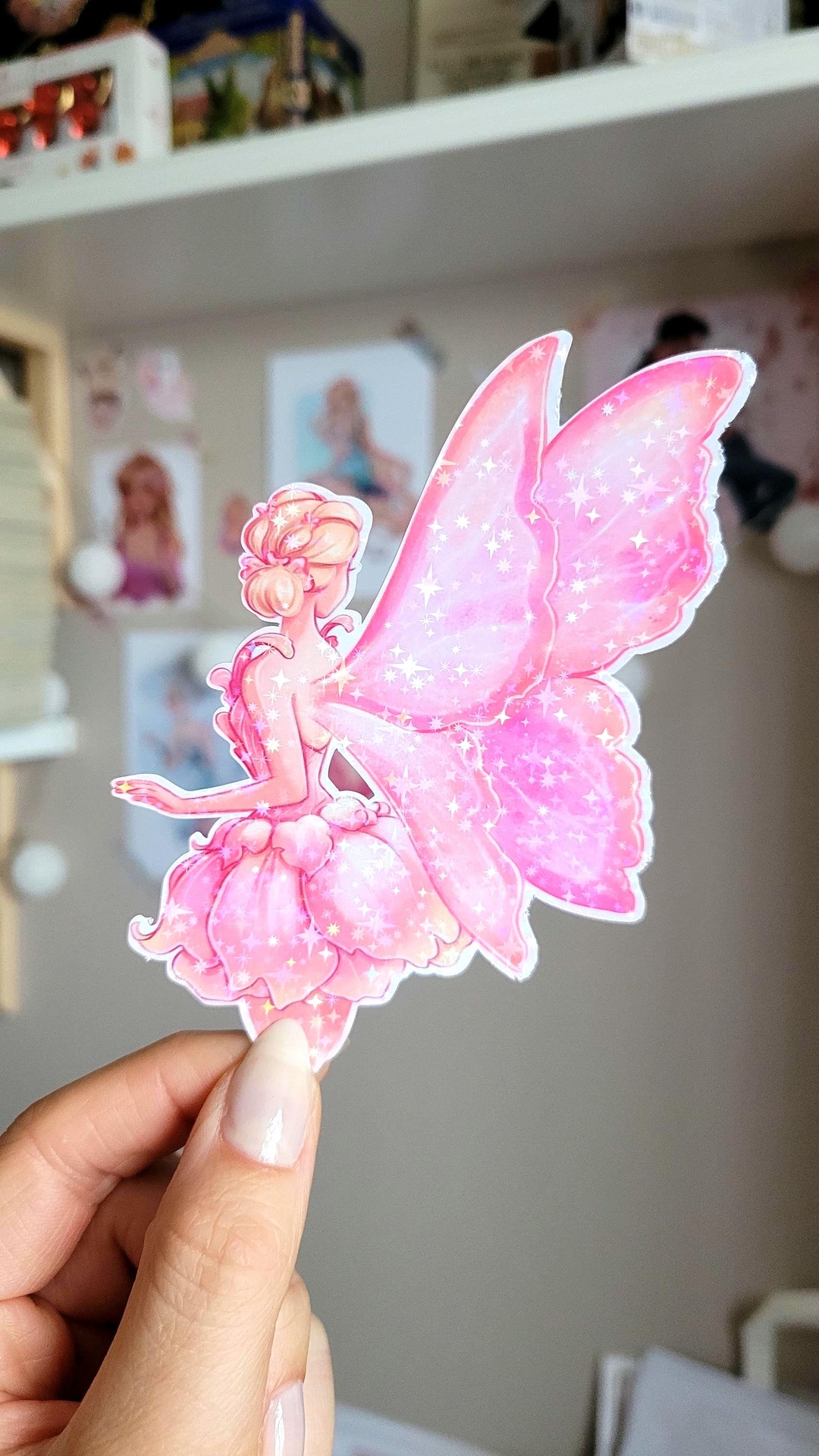 Fairy Sticker, Barbie Fairytopia, Sparkle Glitter Vinyl, Fantasy Art ...