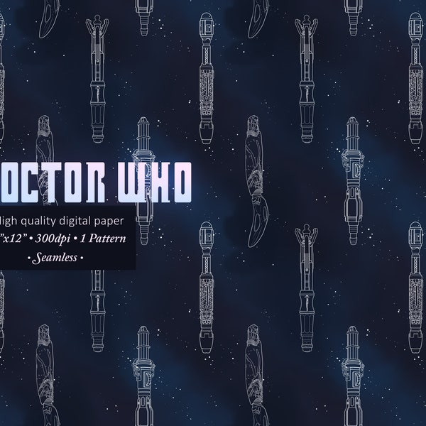 Doctor Who Pattern - Etsy
