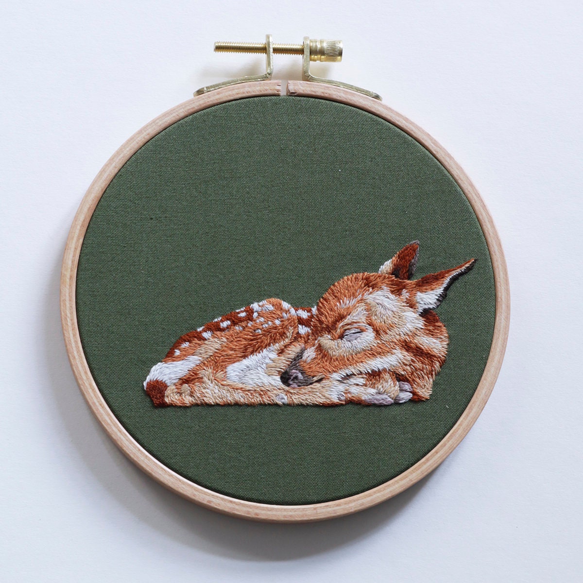 Baby Deer Embroidery Kit - Etsy