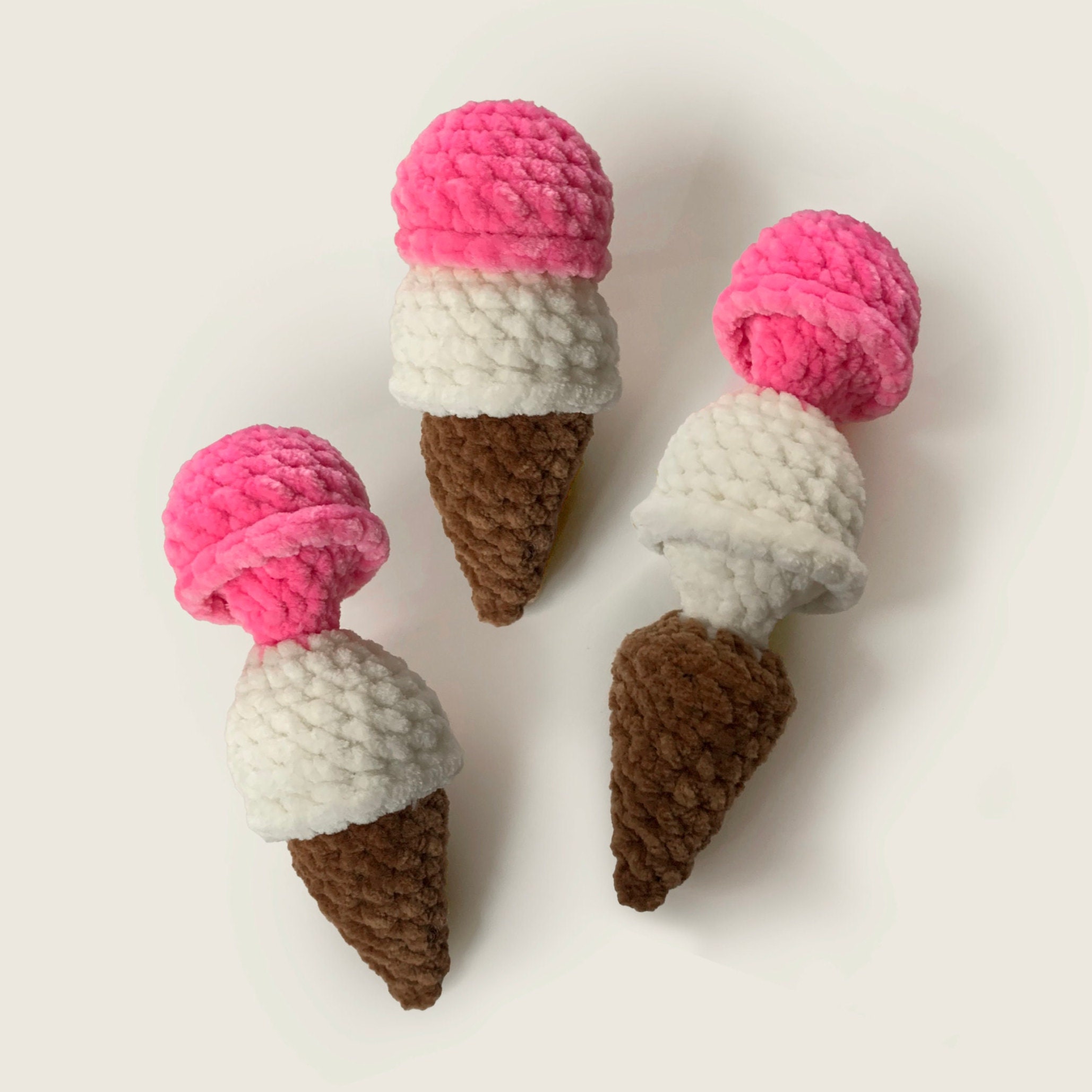 Ice Cream Cone Fidget Pop Crochet PATTERN - Etsy New Zealand