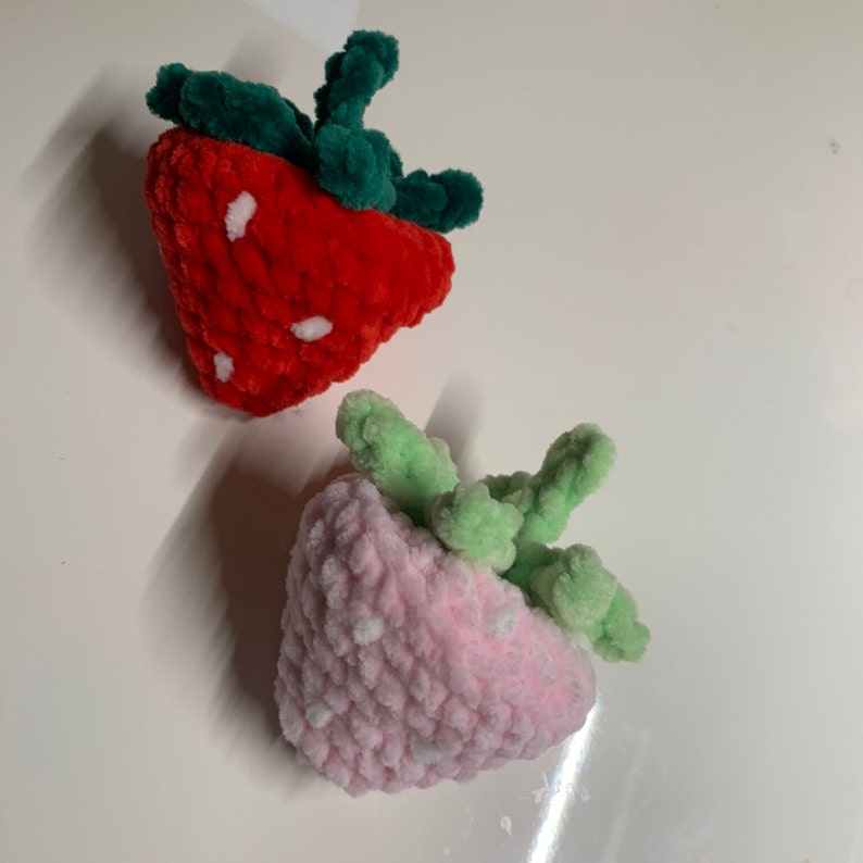 Strawberry Fidget Pop Crochet PATTERN - Etsy