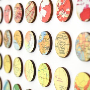 Map Dot Original Wall Art, 100 Map Rainbow Dots Original Artwork, 3d ...