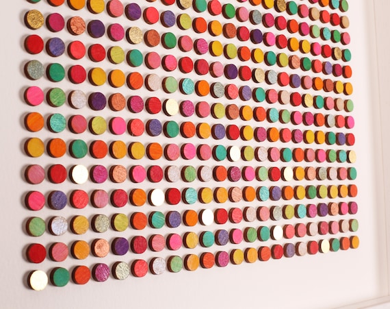 Original Acrylic Painting Spot Painting Original Dot | Etsy