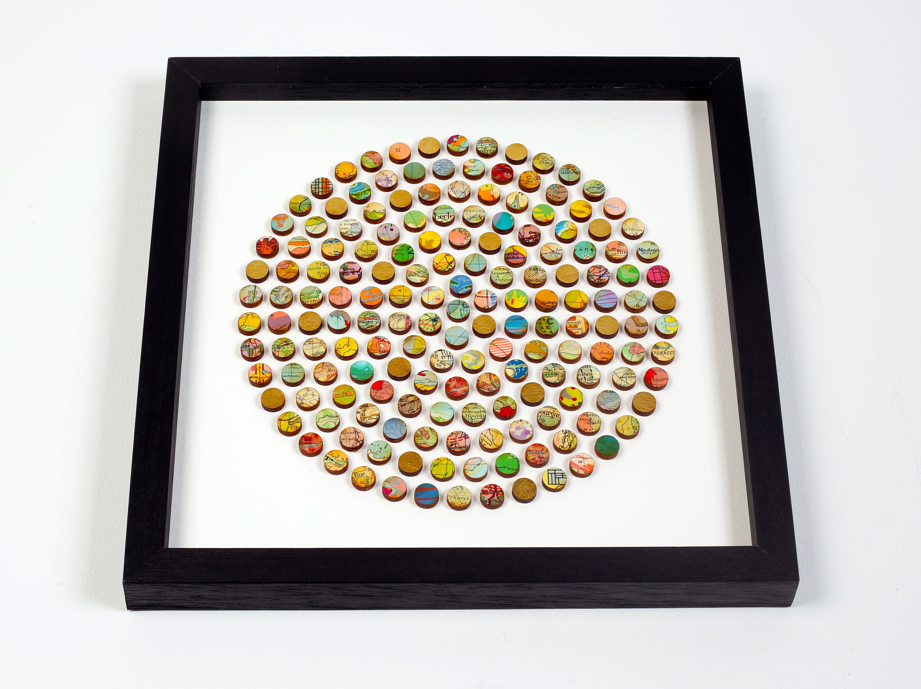 Original 3D Artwork, Wall Art Collage, Geometric Wall Decor, Modern ...