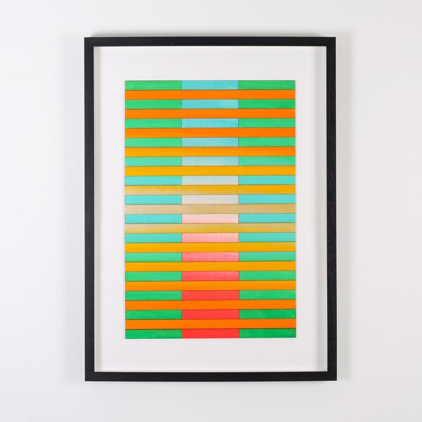 Stripe Painting - Etsy