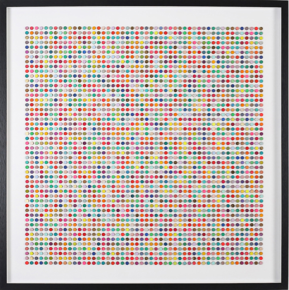 Original Wall Art 3d Dot Collage Dot Painting Geometric - Etsy