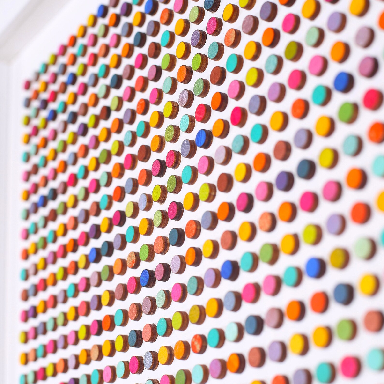 729 Painted Spots Original Geometric Wall Art Original 3D - Etsy Norway