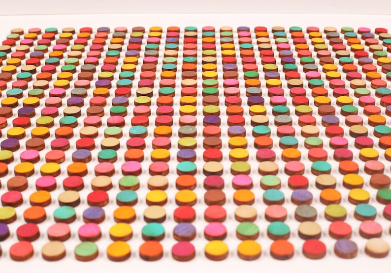 Original Acrylic Painting Spot Painting Original Dot - Etsy