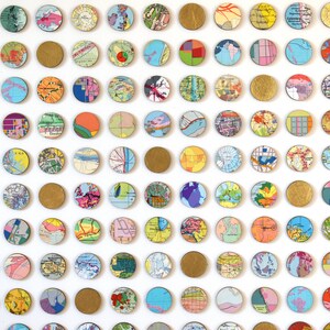 Original Artwork, 3D Mixed Media Map Art, Colourful Dot Wall Art, Home ...
