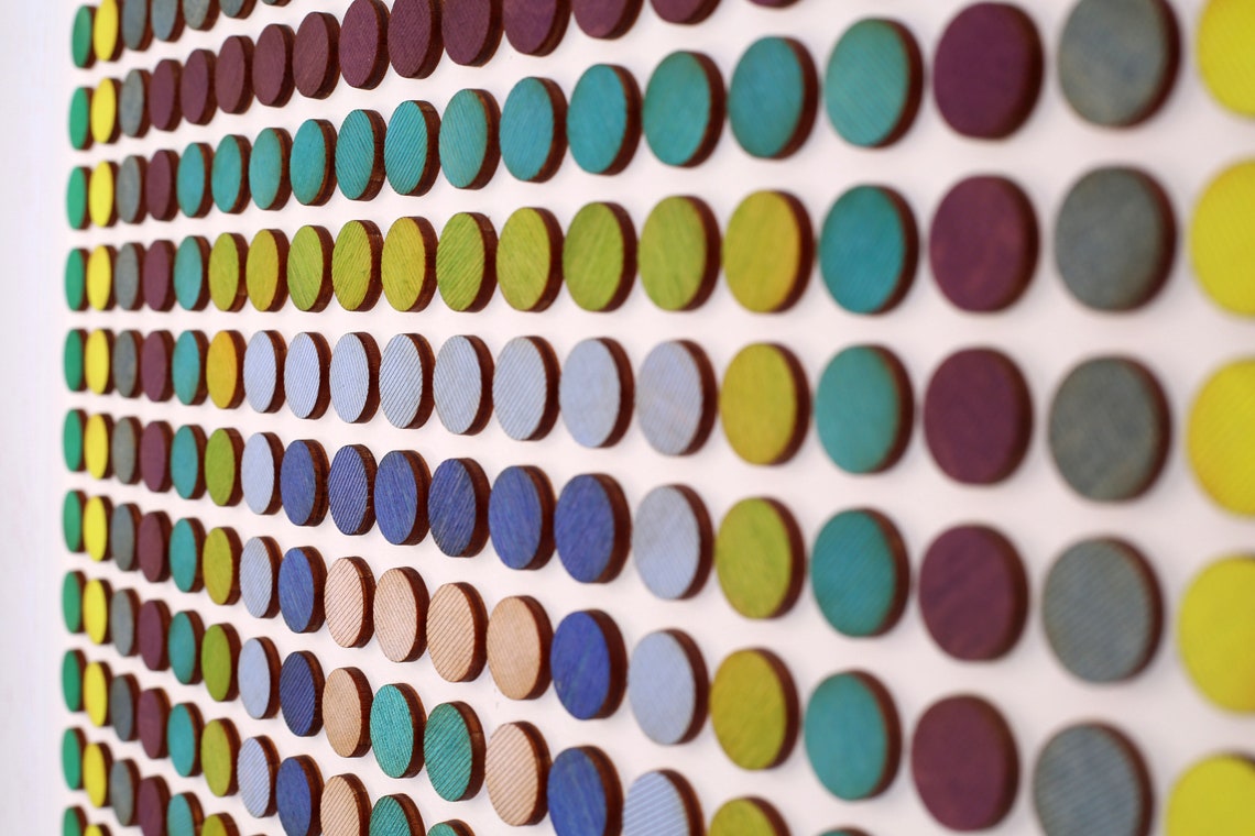 Abstract Dot Artwork Giclee Print Wall Art Dots Collage - Etsy