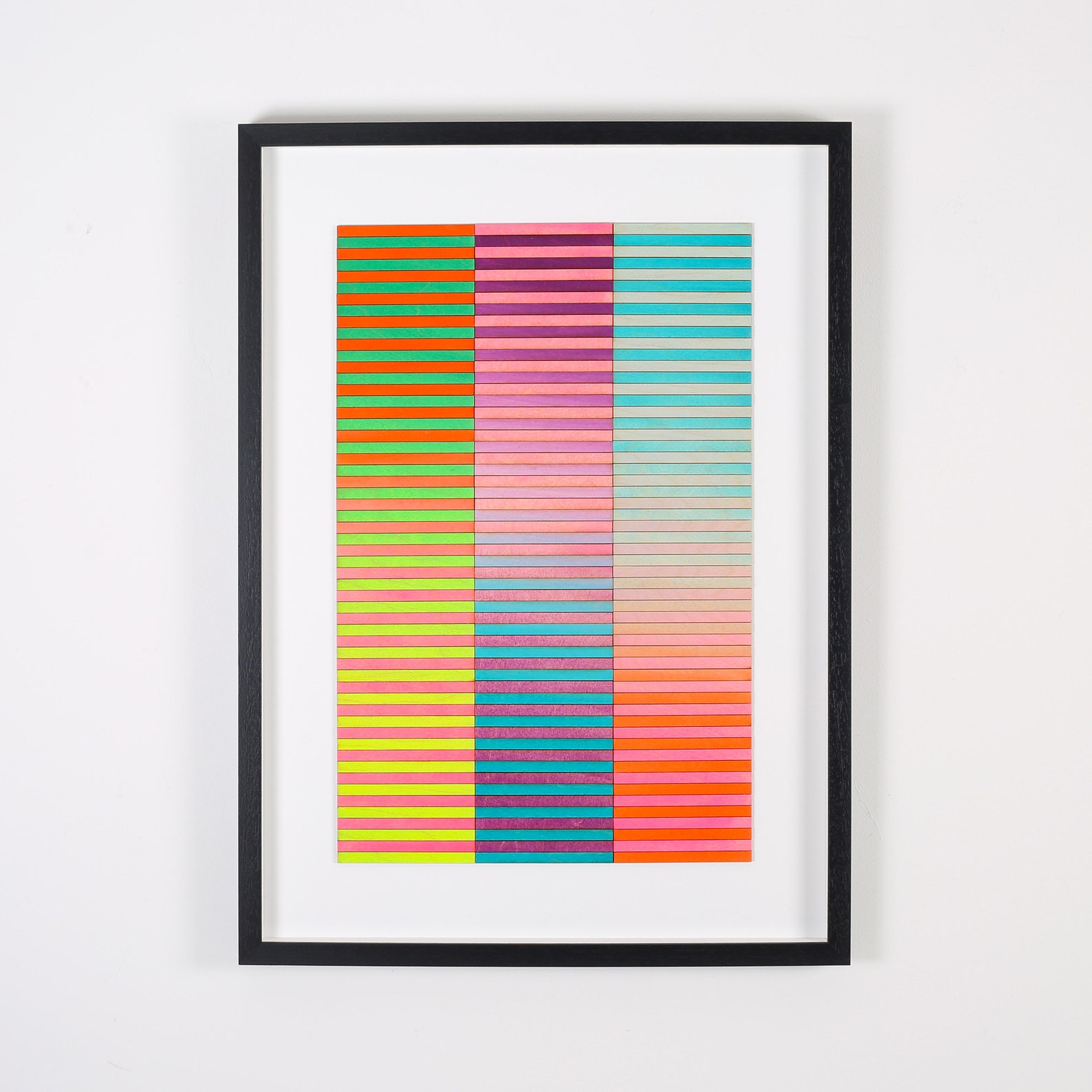 Original Wall Art, Large Scale Abstract Painting, Multi Coloured ...