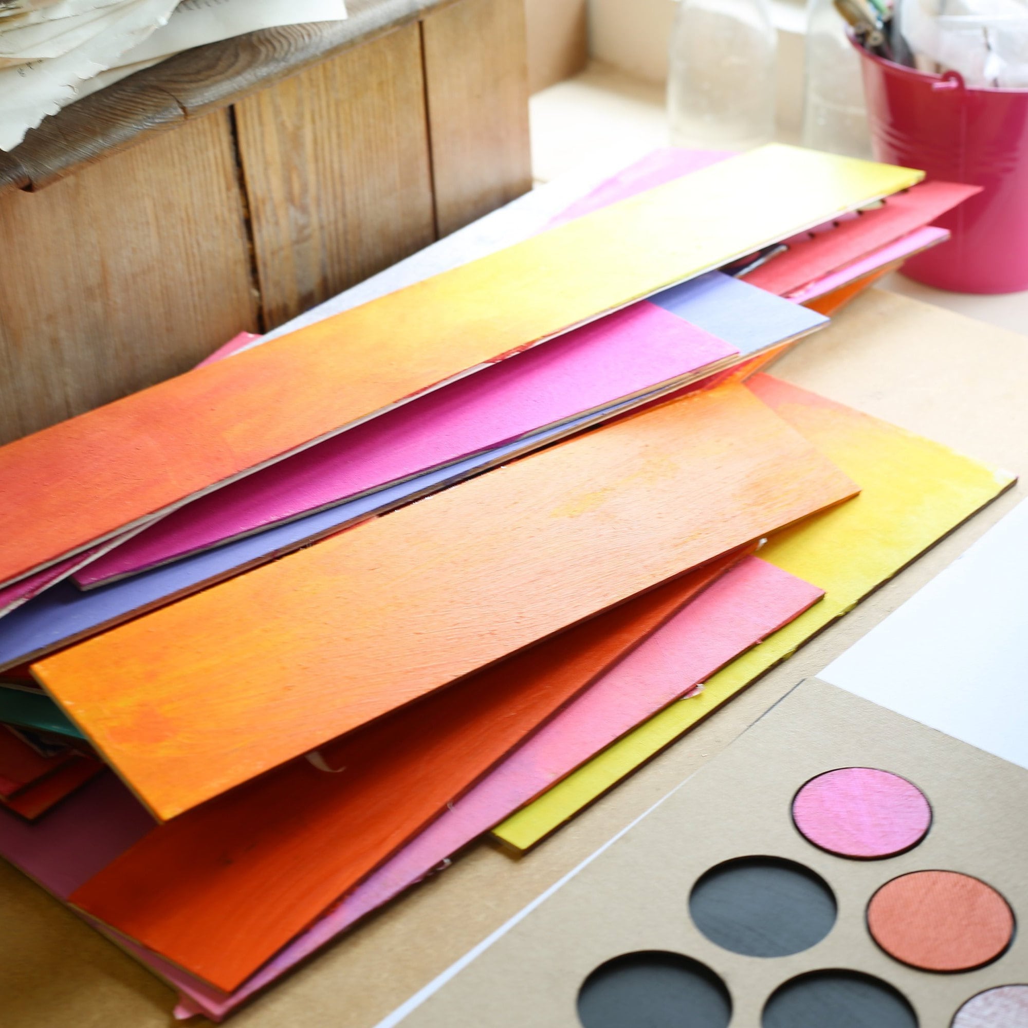 68 Marble Spots on Black Collage Original 3d Marbled Paper Collage ...