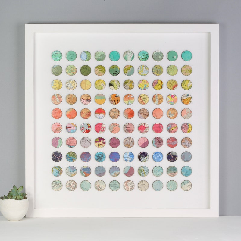 Paper Collage Wall Art - Etsy