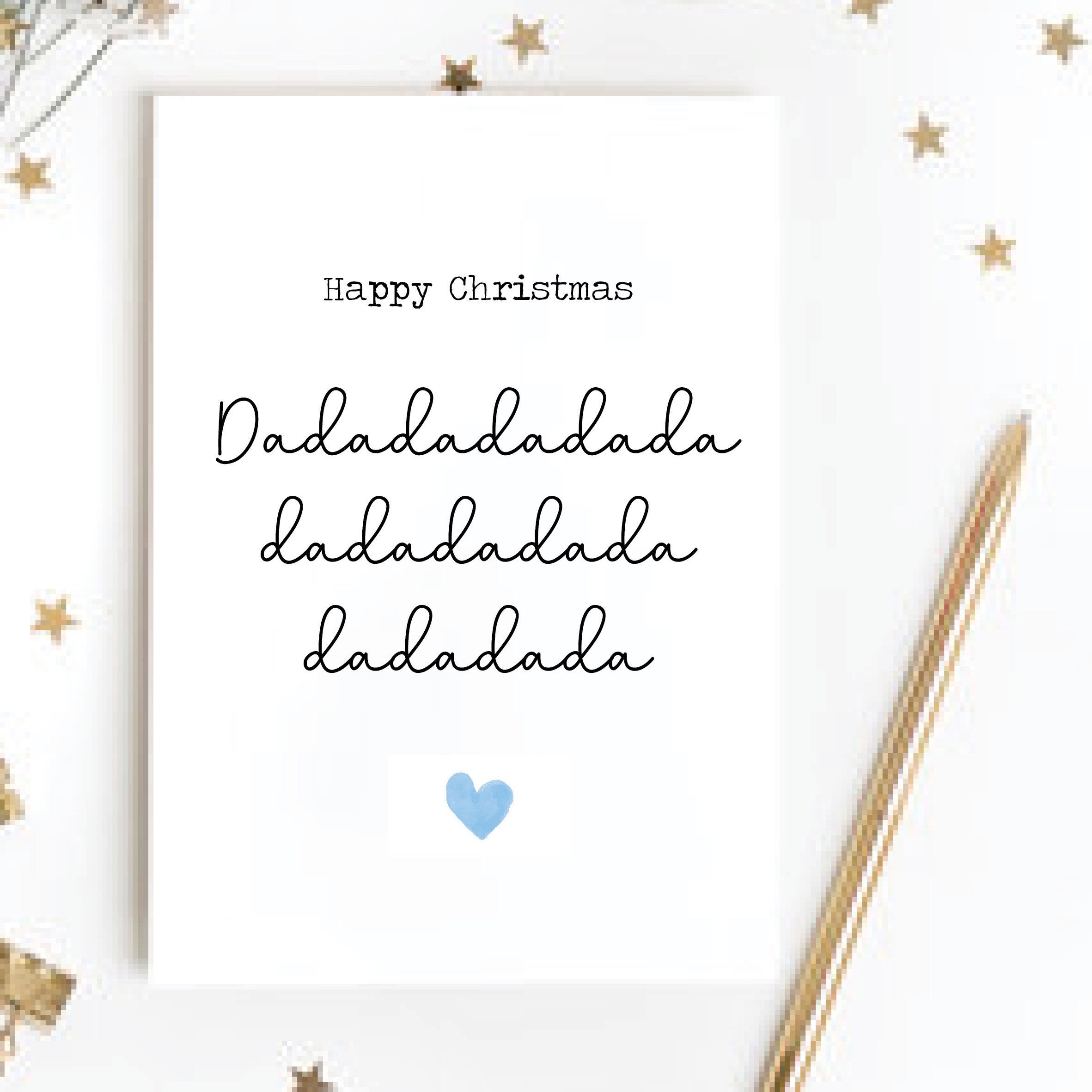 Dada Birthday Card From Baby / Toddler. Personalised Mummy - Etsy UK