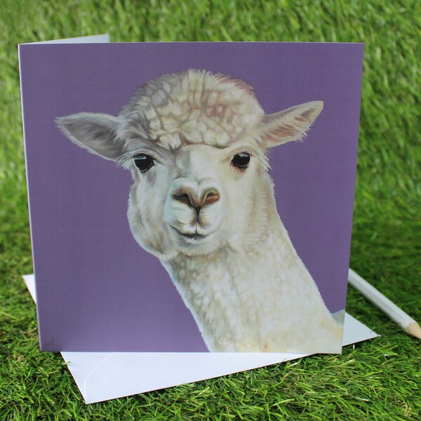 Alpaca Card - Etsy UK