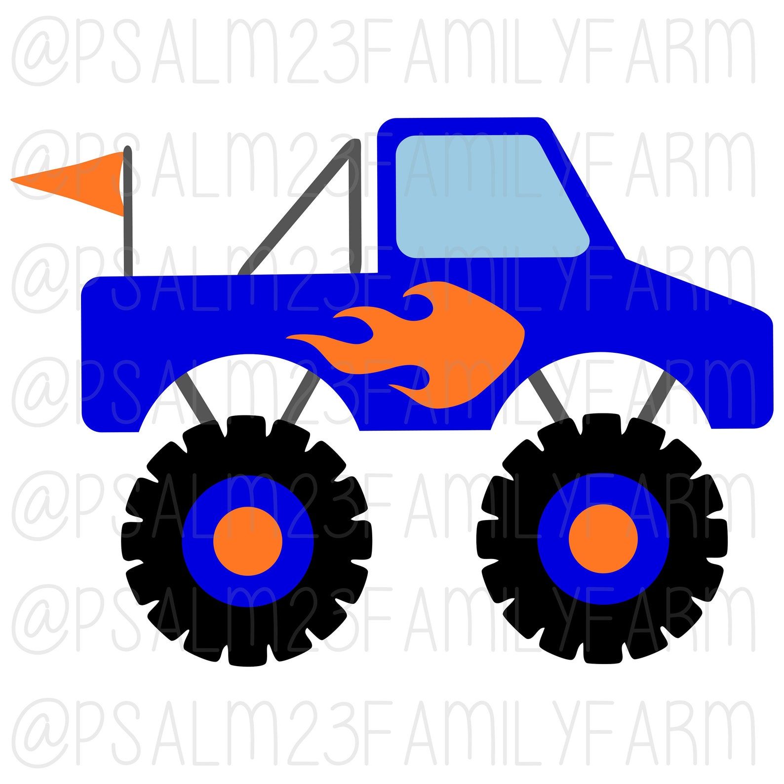 Monster Truck SVG - Etsy