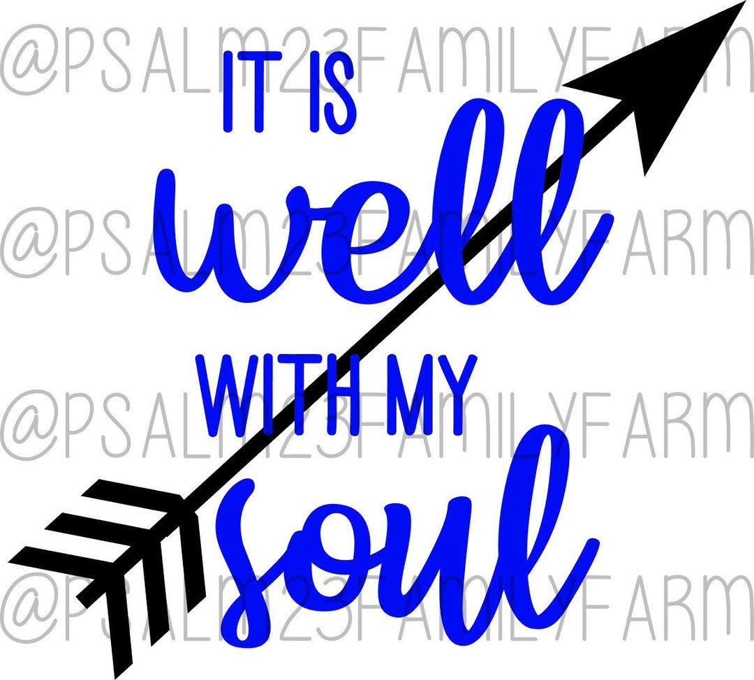 It is Well SVG - Etsy