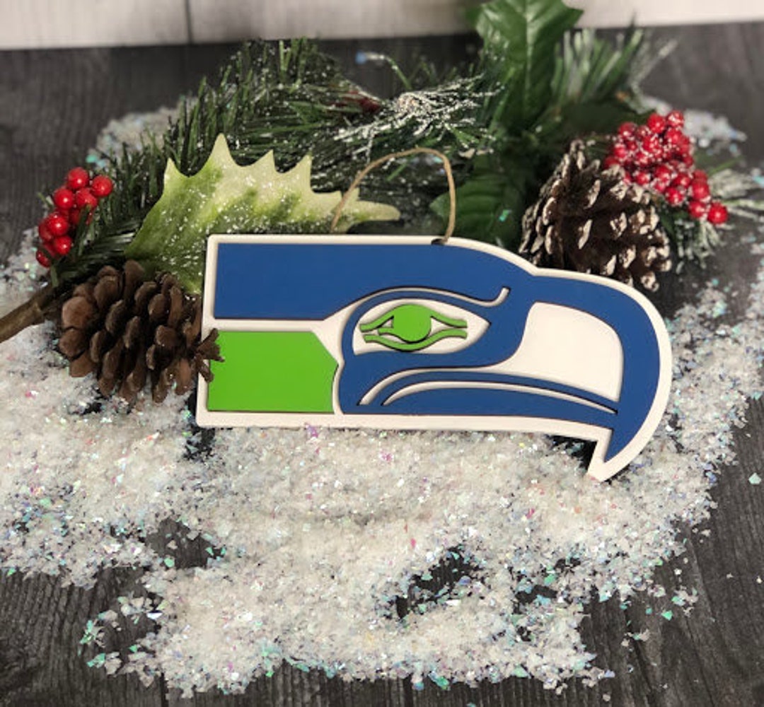 Seahawks Ornament Football Ornament Christmas Ornament Seahawks ...