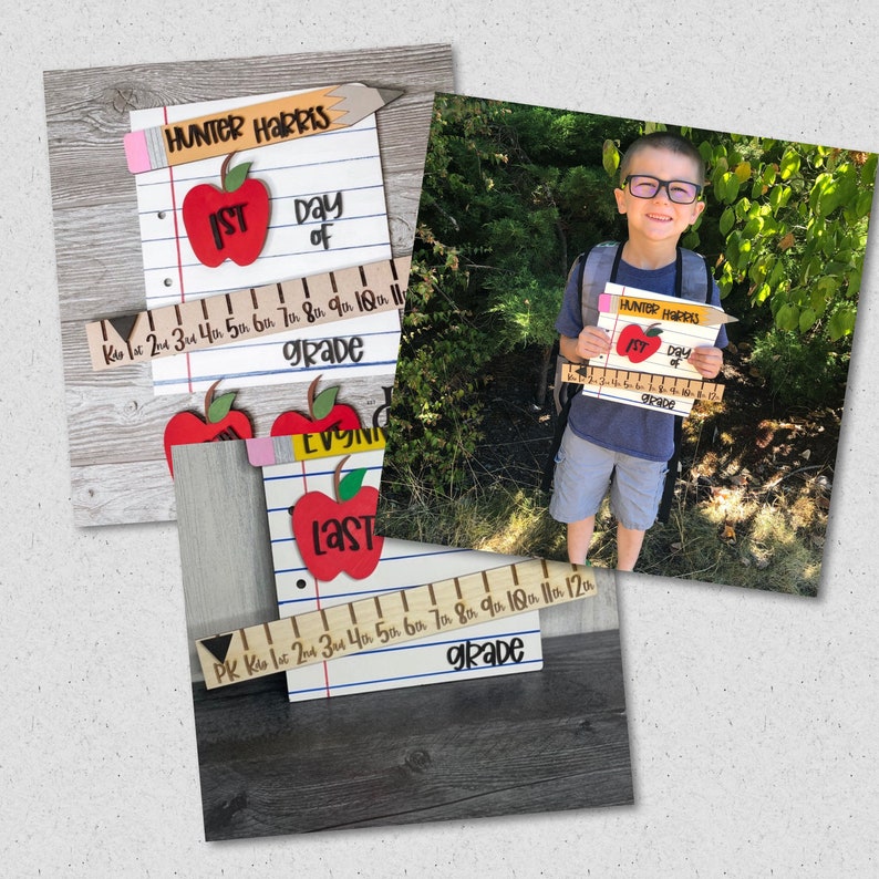 1st Day of School 100th Day of School Last Day of School - Etsy