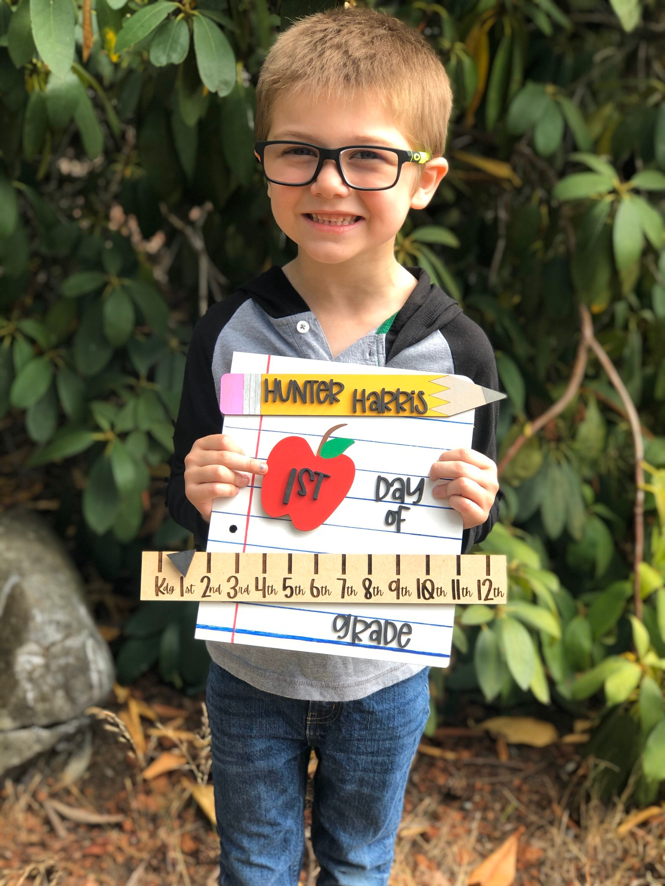 1st Day of School 100th Day of School Last Day of School - Etsy