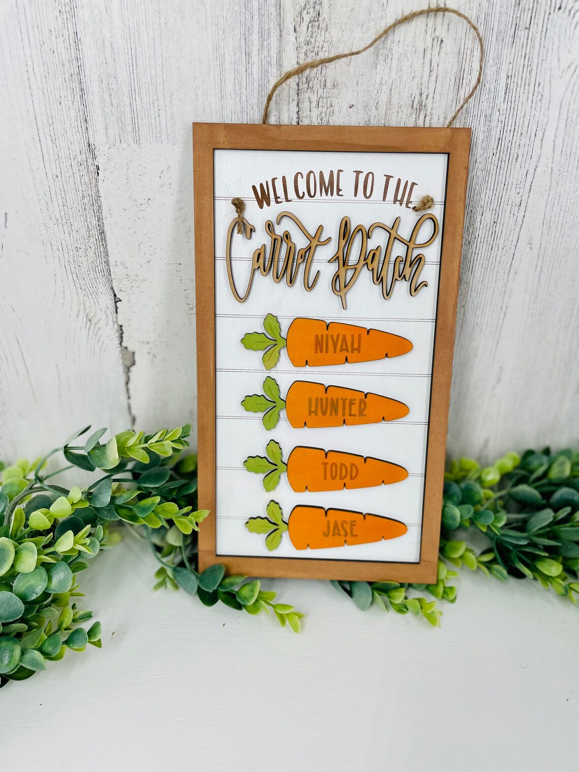 Easter Sign Carrot Patch Sign Easter Family Sign Easter - Etsy