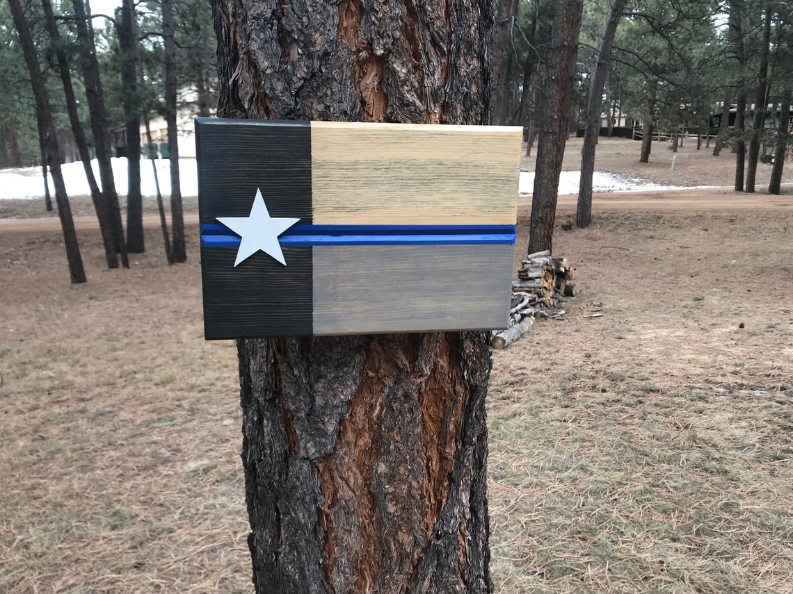 Texas Thin Blue Line Flag - Etsy