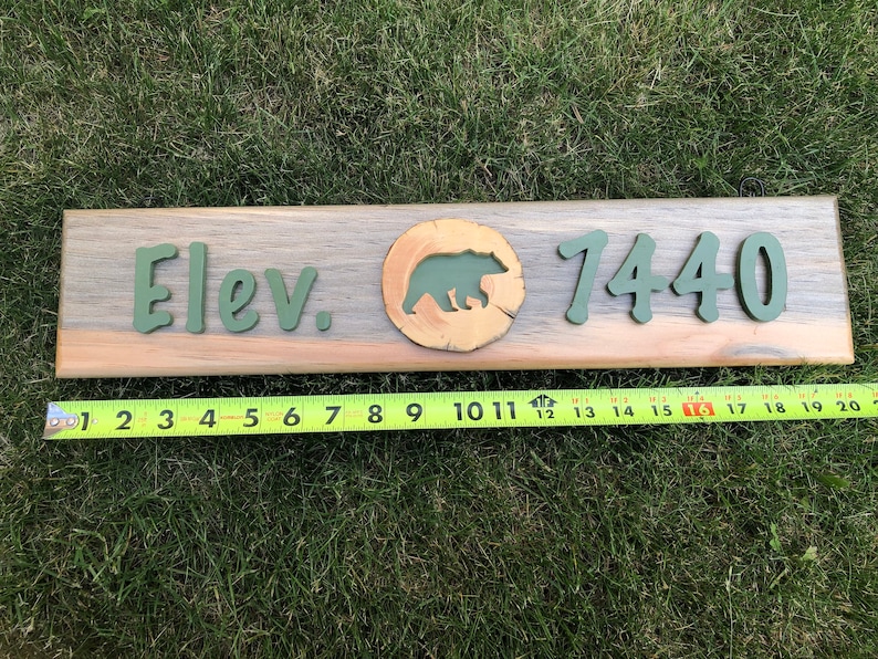 Custom Elevation Sign - Etsy