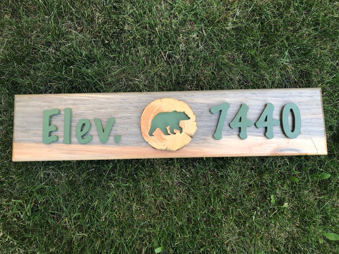 Custom Elevation Sign | Etsy