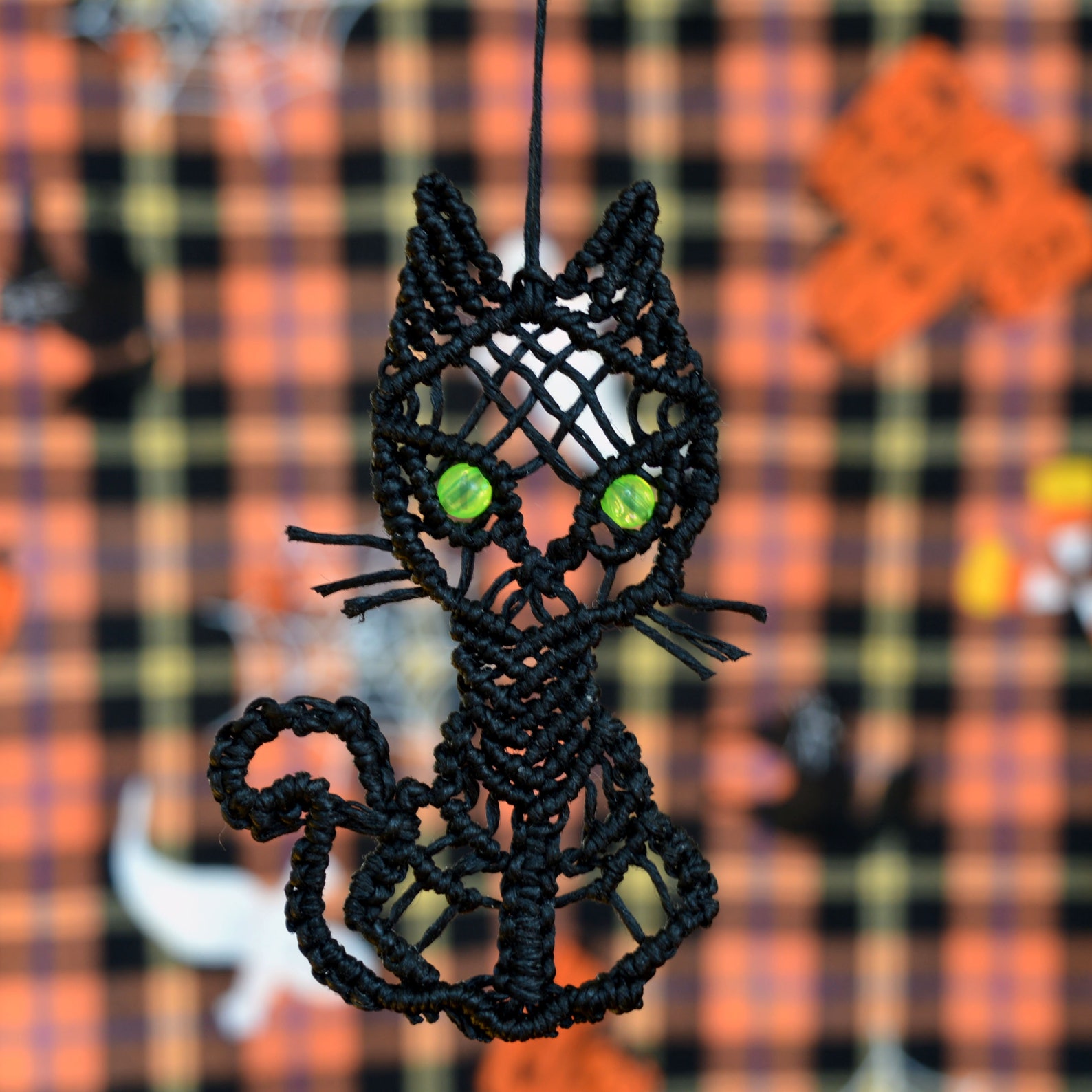 Tutorial - Macrame Cat Step-by-step Instructions With Images - Etsy